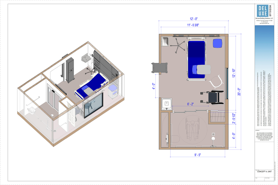 Deluxe Modular's Prefabricated Hospital Room Units Provide Solution To ...