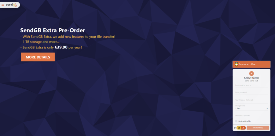 SendGB Extend: New feature from SendGB