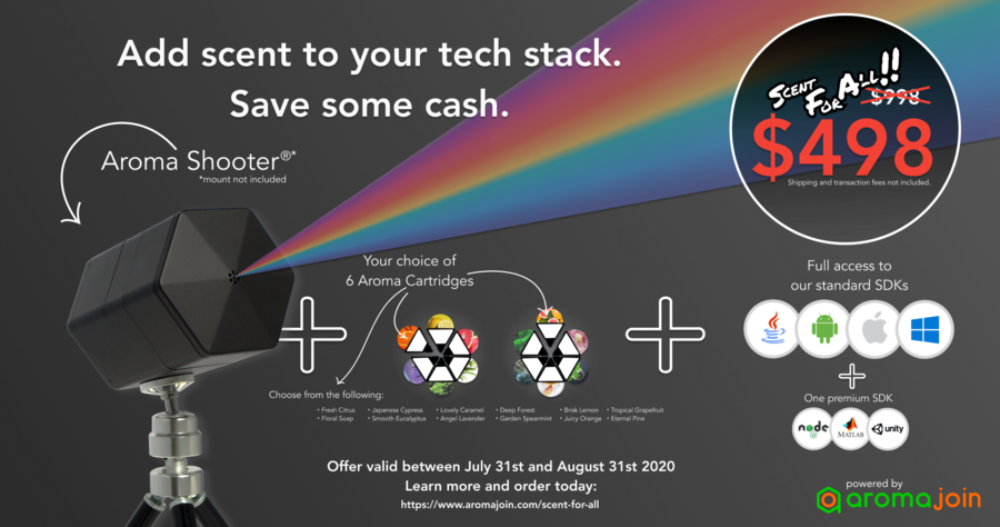 Digital Scent Startup Aromajoin Will Release its Coveted Olfactory ...