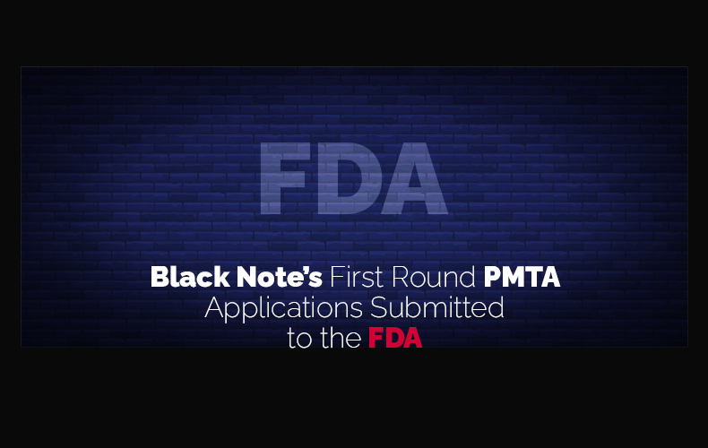Black Note's Vaping PMTA Application Has Been Submitted to the FDA
