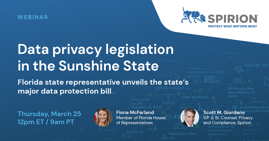 Media Advisory: Spirion Hosts Exclusive Webinar with Florida State ...