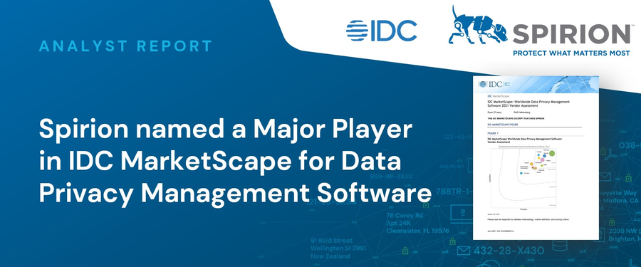 Spirion Positioned as a Major Player in the 2021 IDC MarketScape for ...