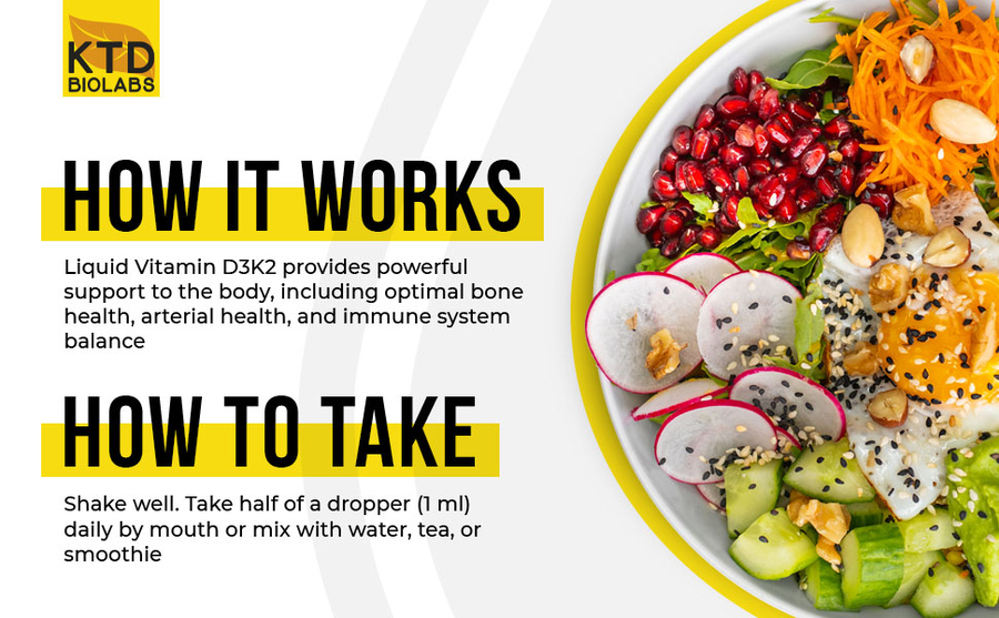 KTD BIOLABS Vitamin D3+K2